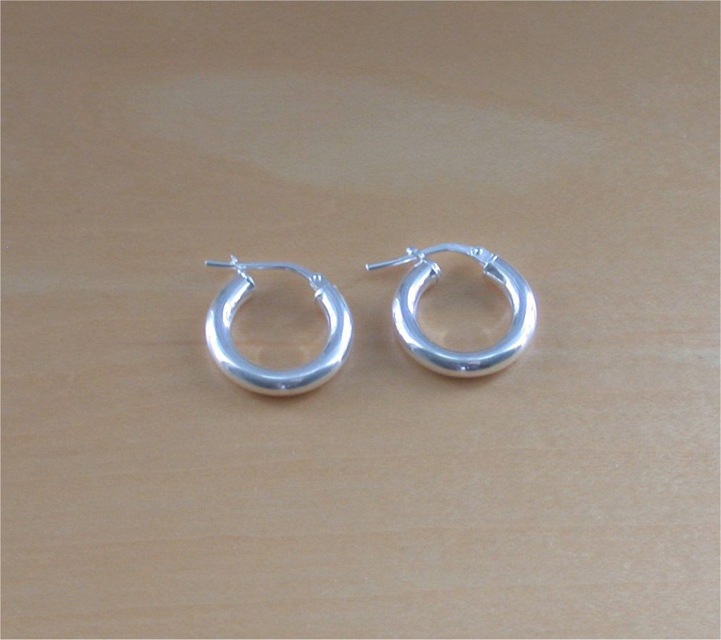 Sterling Silver 16mm Hoop Earrings | Hoop Earrings UK