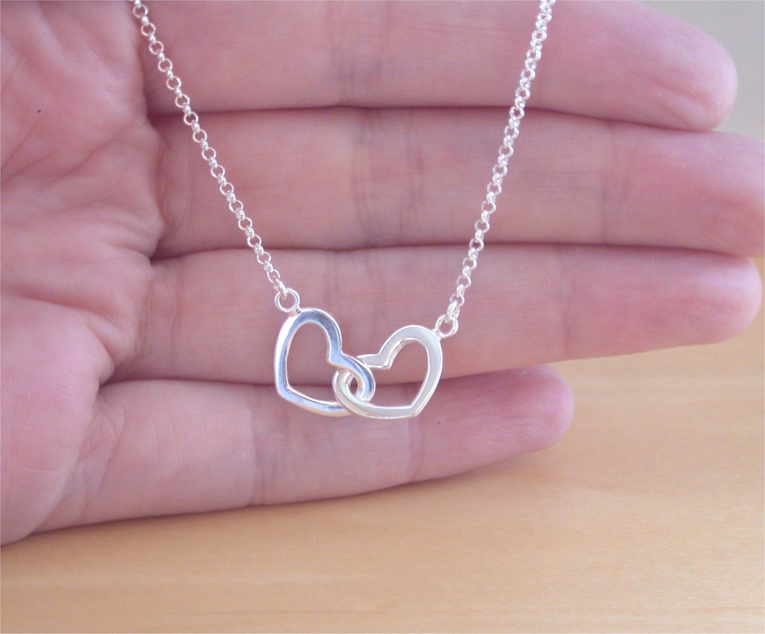 Sterling Silver Heart Necklace | Heart Necklace UK | Jewellery