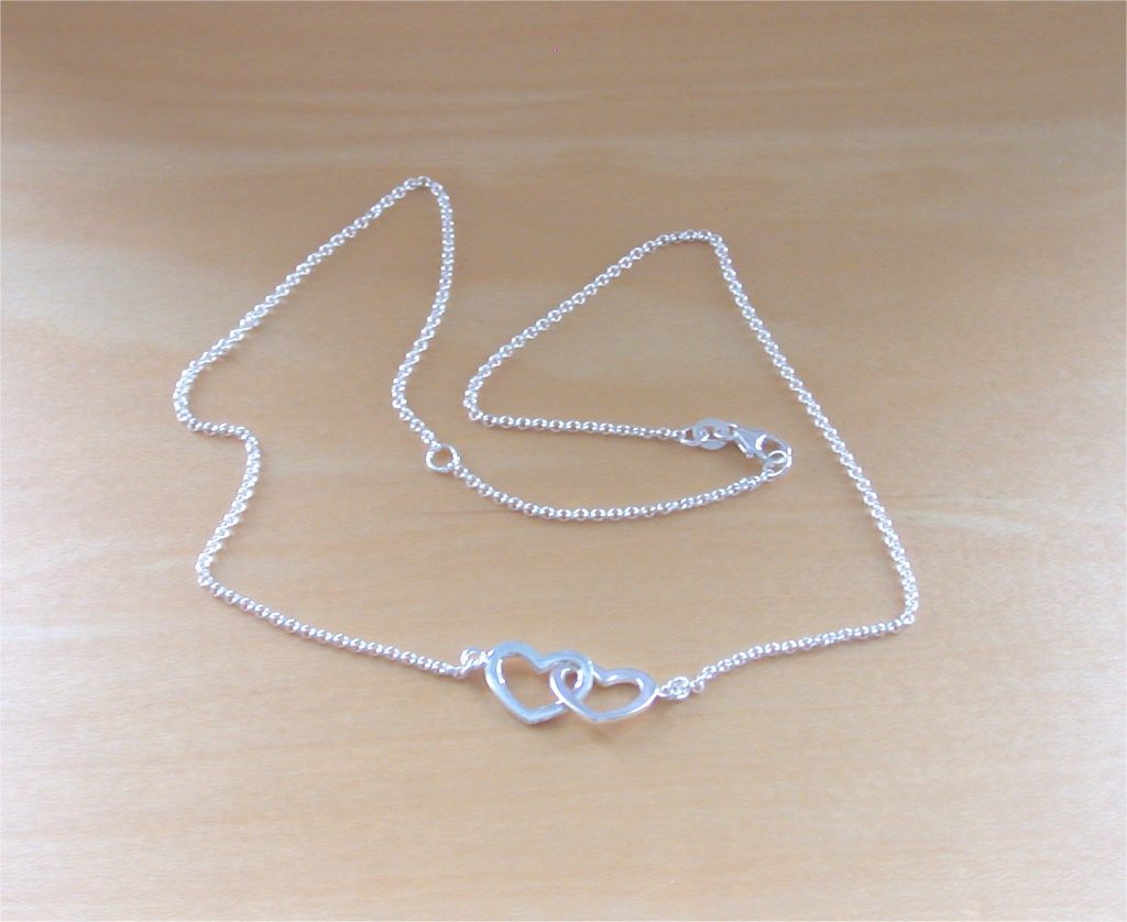 Sterling Silver Heart Necklace | Heart Necklace UK | Jewellery